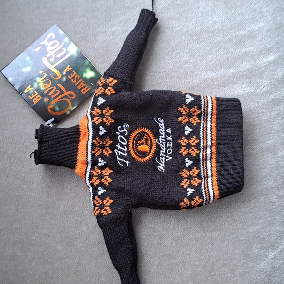 Tito'S | Accents | Titos Handmade Vodka Bottle Sweater Cozie | Poshmark